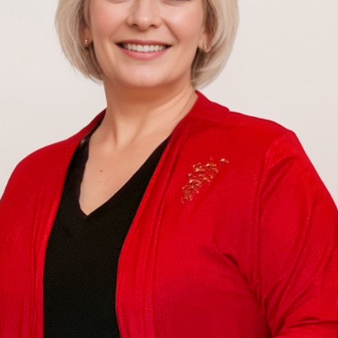 LIMITED EDITION RED WATERFALL CARDIGAN WITH HEARTS – rockthosecurves